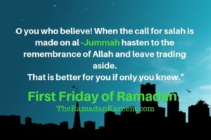 First Friday of Ramadan Quotes (First Jumma) [2025 ]